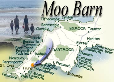 Self Catering Barn Holidays in Tregony, Roseland Peninsula. Moo Barn