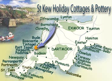 St Kew Holiday Cottages and Pottery St Kew Port Isaac